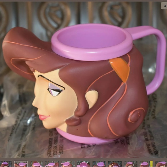 Disney | Other | Rare Disney Hercules Megara Meg Figure Cup | Poshmark